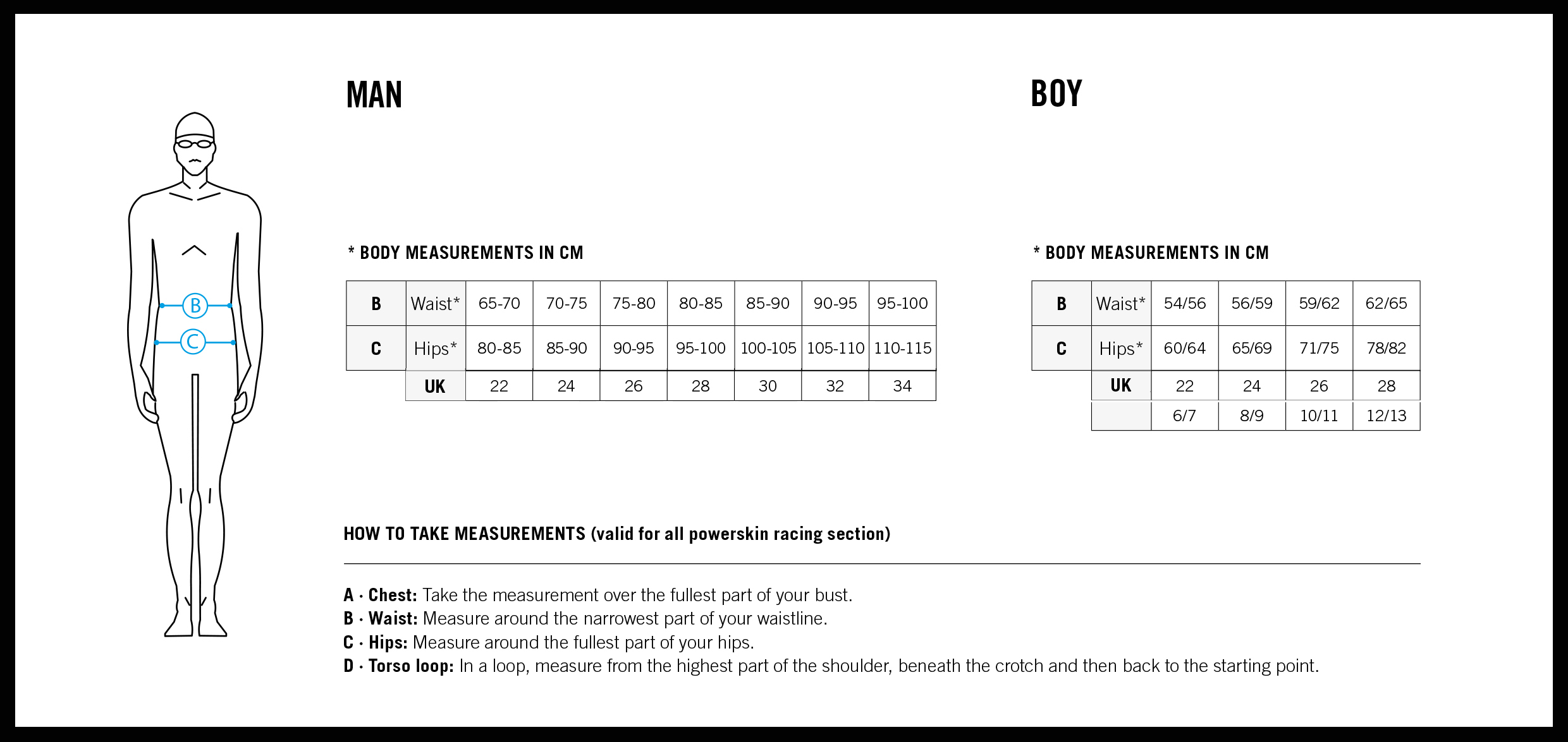 Youth Swim Jammer Size Chart Escapeauthority